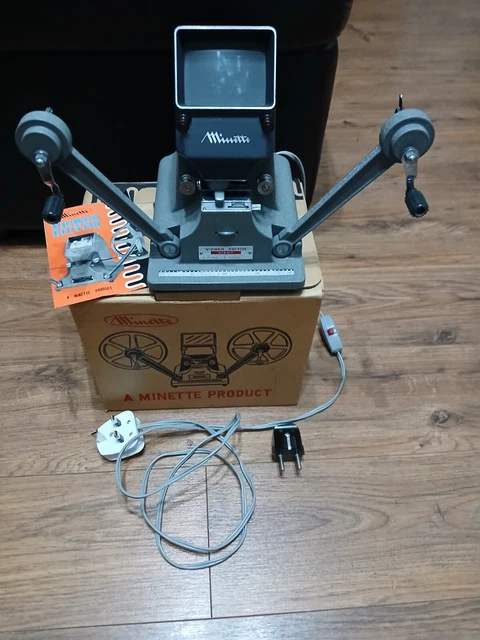 VINTAGE MINETTE VIEWER / Editor 8mm Made Japan In Original Box ...
