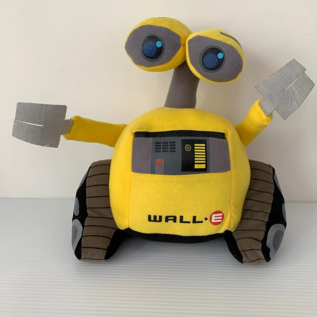 WALL-E PLUSH STUFFED Toy 30cm Yellow Robot Walle Pixar Disney Movie w ...