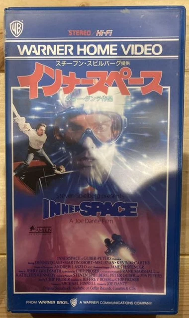 INNER SPACE MOVIE VHS Video Dennis Quaid Joe Dante Japanese Subtitles ...