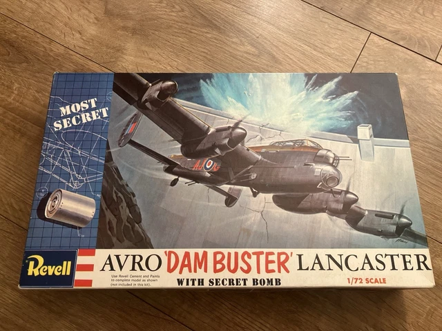 REVELL DAM BUSTER Avro Lancaster Vintage 1/72 Model Kit £16.32 ...