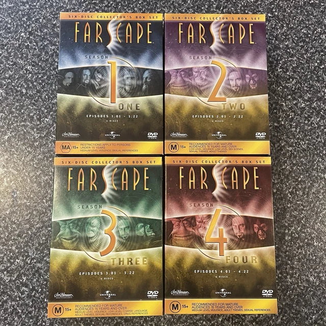 FARSCAPE DVD COMPLETE Series 1 - 4 Collector's Box Set Region 4 Season ...