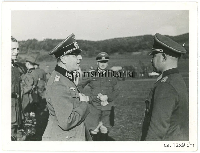 ORIG. FOTO HEER General Paul Danhauser als Oberst IR.106 Aschaffenburg ...