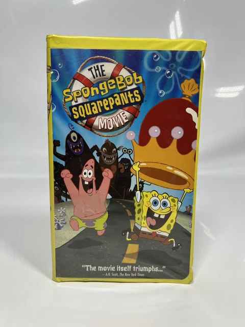 THE SPONGEBOB SQUAREPANTS Movie VHS Tape - 2005 Nickelodeon Clamshell ...