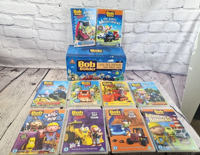 BOB THE BUILDER DVD Boxset Tool Box Limited Edition 10 DVD Collection £ ...