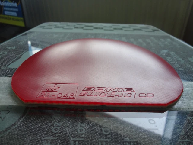 USED TABLE TENNIS rubber DONIC SLICE 40 CD W154mm x H160mm £3.00 ...