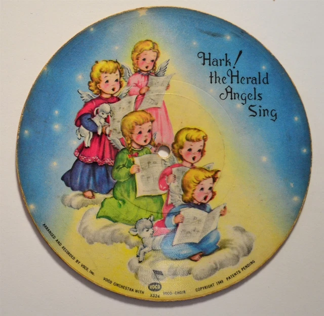 1949 CHRISTMAS PICTURE Disc Voco X624/524 $12.02 - PicClick AU