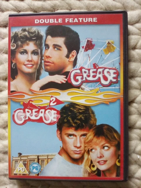 GREASE/GREASE 2 DOUBLE feature DVD. John Travolta £1.00 - PicClick UK