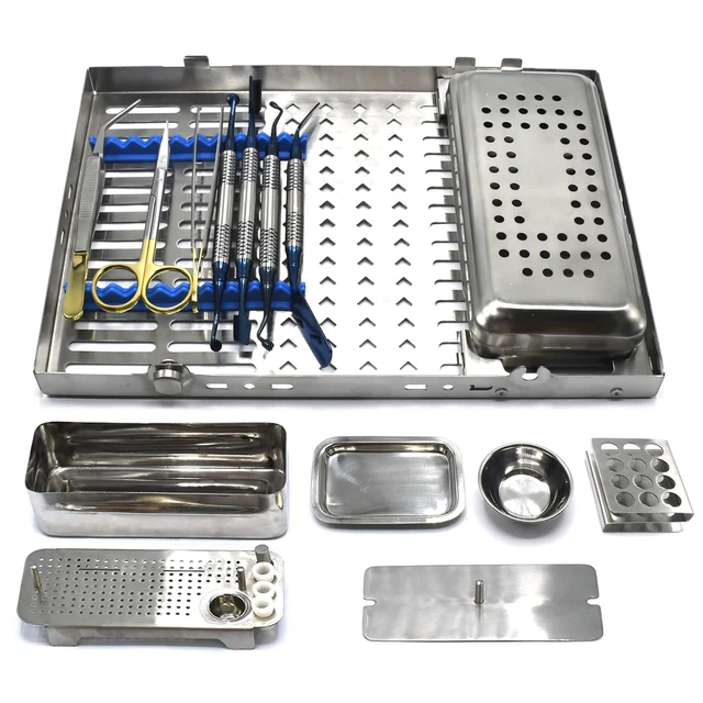 DENTAL PRF GRF Box Platelet Rich Fibrin Instruments Set with Tray Rack ...