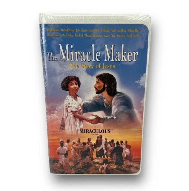 THE MIRACLE MAKER The Story of Jesus VHS Movie £15.08 - PicClick UK