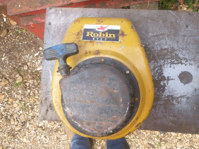 ROBIN EY27 engine pull cord recoil side casing £29.95 - PicClick UK