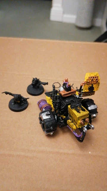 WARHAMMER 40K ORK Converted Mek Gun Kustom Mega Cannon ,2 crew Bad moon ...