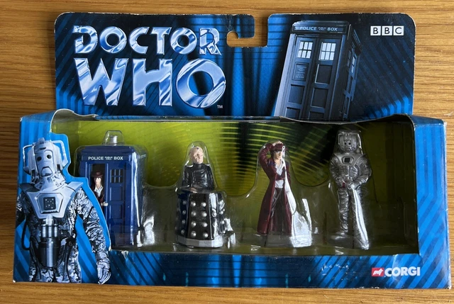 CORGI TY96202 DOCTOR Who TV Series Davros Tardis Cyberman Metal Figure ...