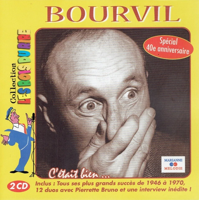 CD - BOURVIL- C'était bien - 40e anniversaire EUR 9,90 - PicClick FR