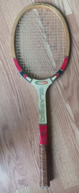VINTAGE CLASSIC ALL PRO TENNIS RACQUET LAMINATED - M 4 5/8 - 8-Ply $18. ...