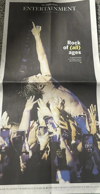 LA TIMES ENTERTAINMENT November 9 2025 Yungblud cowboys up $19.40 ...
