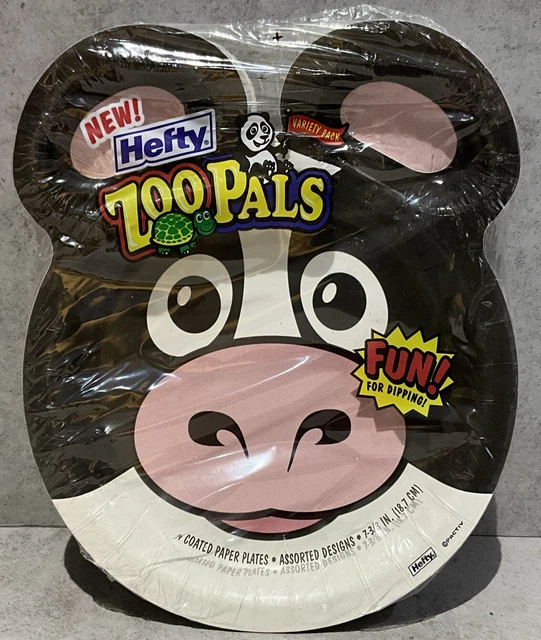 Hefty Zoo Pals Plates FOR SALE! - PicClick UK