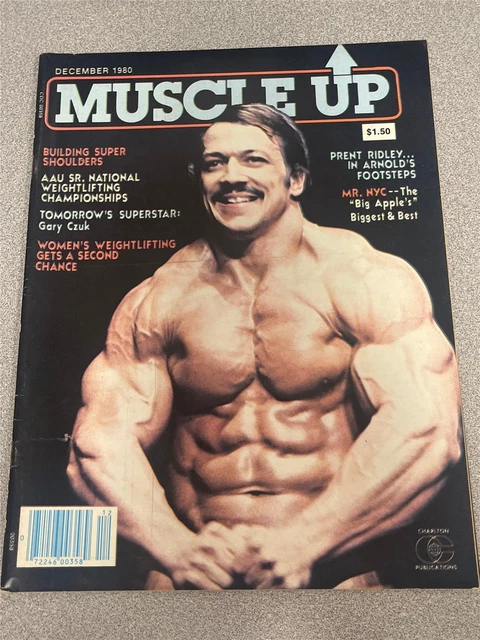 MUSCLE UP BODYBUILDING muscle magazine CASEY VIATOR/Ed Corney 12-80 $10 ...