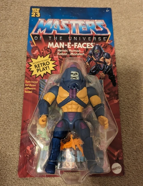 MASTERS OF THE Universe Origins Man-E-Faces Mini-Comic Figure - New ...
