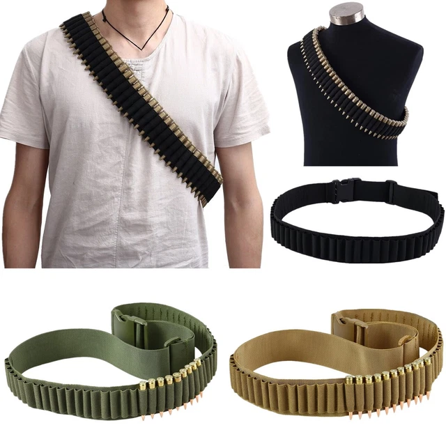 US 50 ROUNDS Rifle Bullet Cartridge Bandolier Ammo Belt for 308 cal. 30 ...