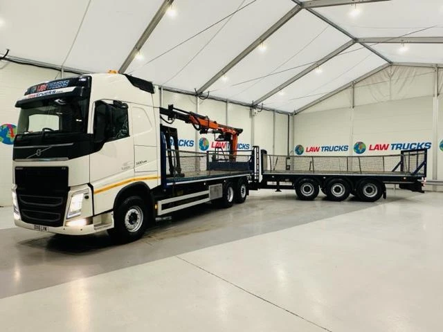 VOLVO FH 500 6x2 Dropside Brick Grab Drawbar £23,950.00 - PicClick UK