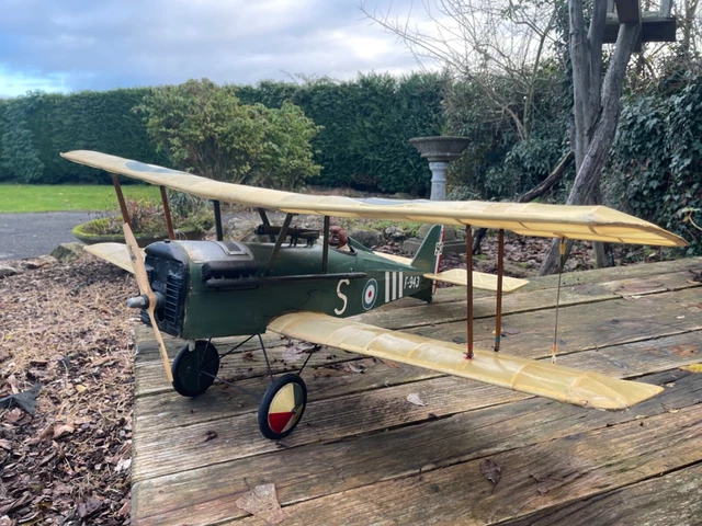 VINTAGE RADIO CONTROLLED RC Aircraft S.E.5 WW1 biplane £80.00 - PicClick UK