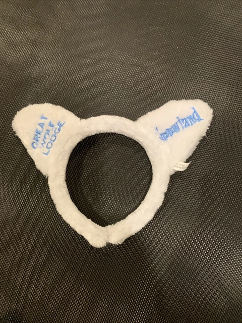 GREAT WOLF LODGE Snowland White Ears Headband Kids Youth Size £3.81 ...