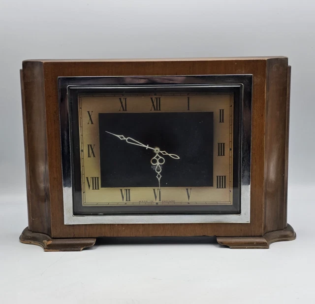 VINTAGE SMITHS SECTRIC Art Deco Electric Mantle Clock *Non Working ...