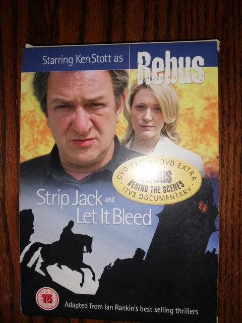 REBUS IAN RANKINS Thriller Itv Box Set Dvds Strip Jack/ Let It Bleed ...