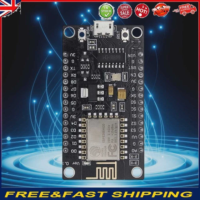 Esp8266 Dev Board V3 Ch340 Nodemcu Open Source Serial Module For Arduino £515 Picclick Uk