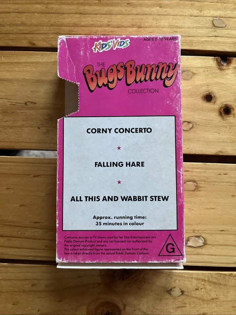 KIDS VIDS THE Bugs Bunny Collection Vol 2 Video VHS Tape VintageCartoon ...