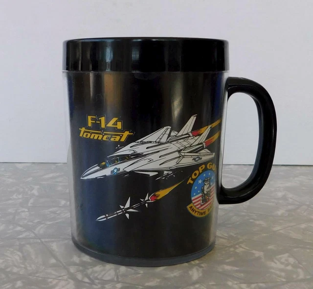 VTG F-14 TOMCAT Fighter Jet Top Gun Coffee Mug 1988 American Eagle ...
