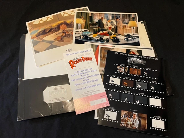 ORIGINAL WHO FRAMED Roger Rabbit (1988) George Gibbs Archive Film Movie ...