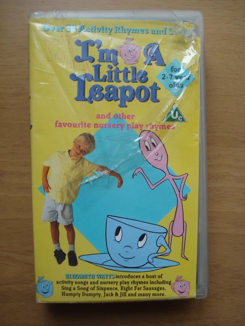 I’M A Little Teapot VHS Video 35 Activity Rhymes & Songs Elizabeth ...