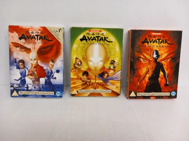 AVATAR COMPLETE BOOK Collection Volumes 1,2 & 3 DVDs Used Good ...