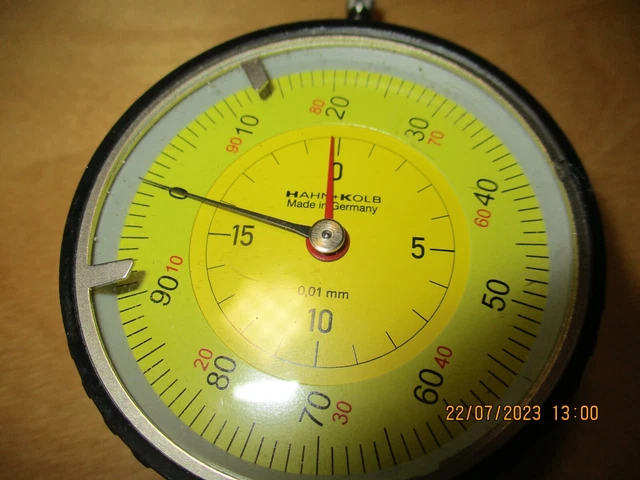 HAHN & KOLB Messuhr Mikrometer 0,01 mm Mercedes W001589532100 Werkzeug ...