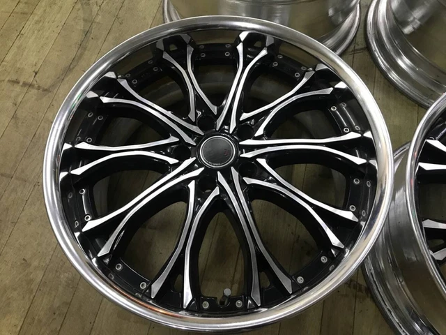 JDM WHEELS MZ SPEED 19x8J/9J 5x114.3 35/40 MZ SPEED JJC chromo Set4 WP ...