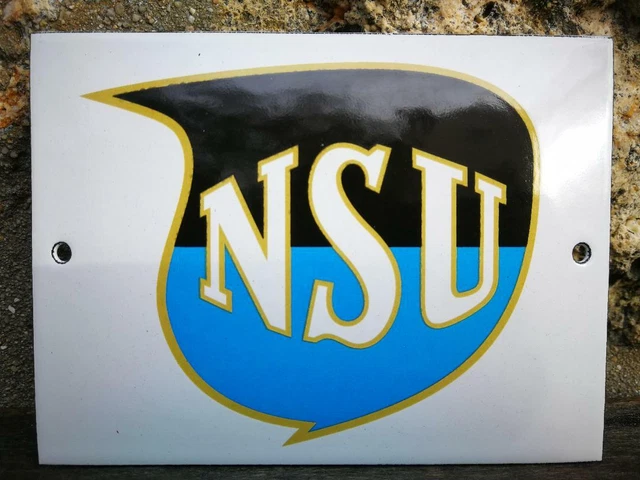 NSU ENAMEL SIGN no BMW Jawa Zundapp Mz Puch Enamel Plate £46.33 ...