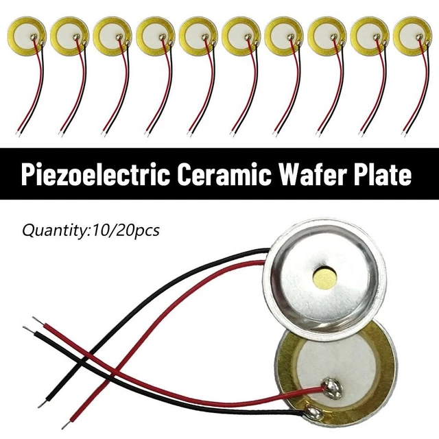 LOUDSPEAKE PARTS BUZZER Piezoelectric Piezo Buzzer Ceramic Wafer Plate ...