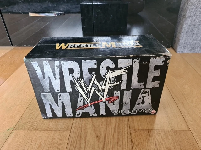 WWF WRESTLEMANIA THE Legacy VHS Boxed Set 15 Tapes £38.00 - PicClick UK
