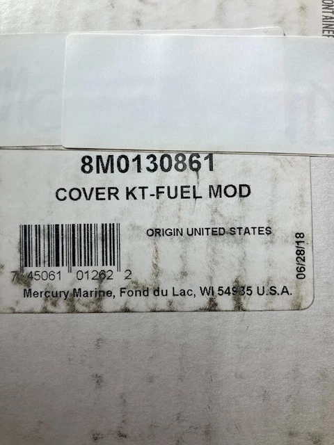 MERCURY FUEL MODULE Cover Kit (8M0130861) BRAND NEW GENUINE OEM (USA ...