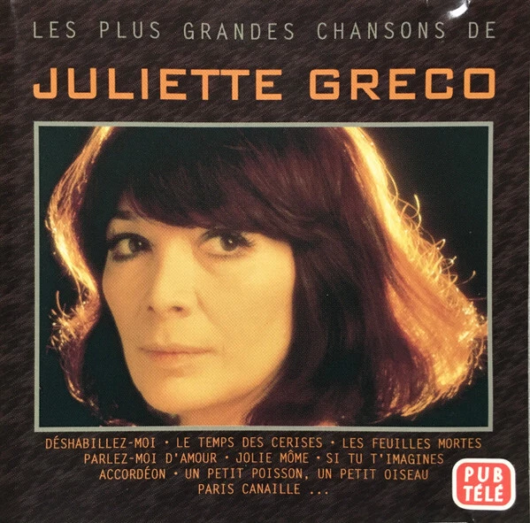 LES PLUS GRANDES Chansons De Juliette Greco, Juliette Greco EUR 7,62 ...