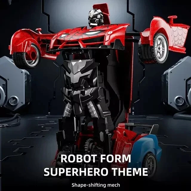 KIDS RADIO REMOTE Control Car Spiderman Transformer Avenger 360 Degree ...