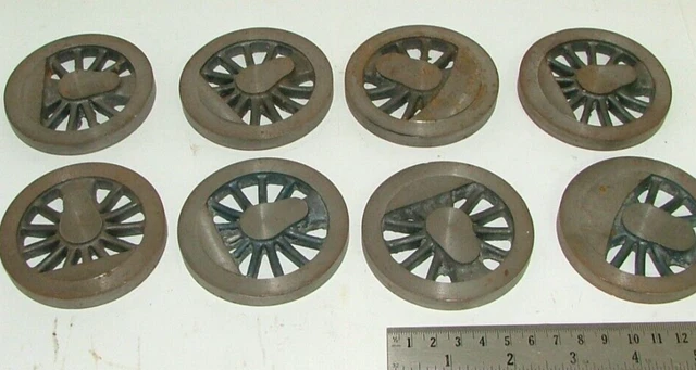CAST IRON LIVE steam model locomotive wheels engineers workshop 5 ...