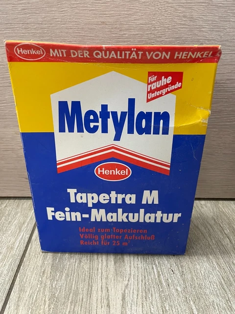HENKEL METYLAN TAPETRA M Fein Makulatur 500g Untergrund Putz Tapete ...