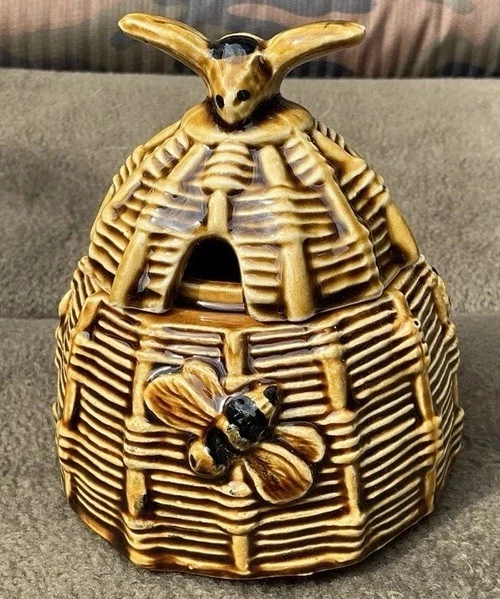 VINTAGE WILSON & Purdy Devon Torquay Ware Bee Hive Honey Pot Jar £15.00 ...