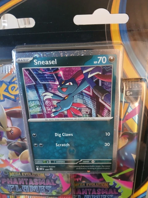 POKEMON TCG PHANTASMAL Flames Triple Blister Pack [Sneasel] Sealed. £20 ...