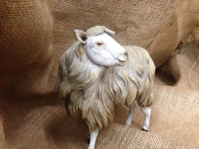 PECORA PRESEPE NAPOLETANO stile 700 sheep nativity oveja belén mouton ...
