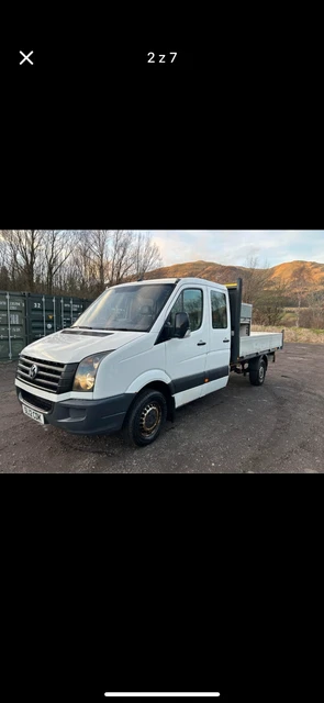 VW CRAFTER CREW cab 7 seats van tipper flatbed lwb 2.0 141hp £2,200.00 ...