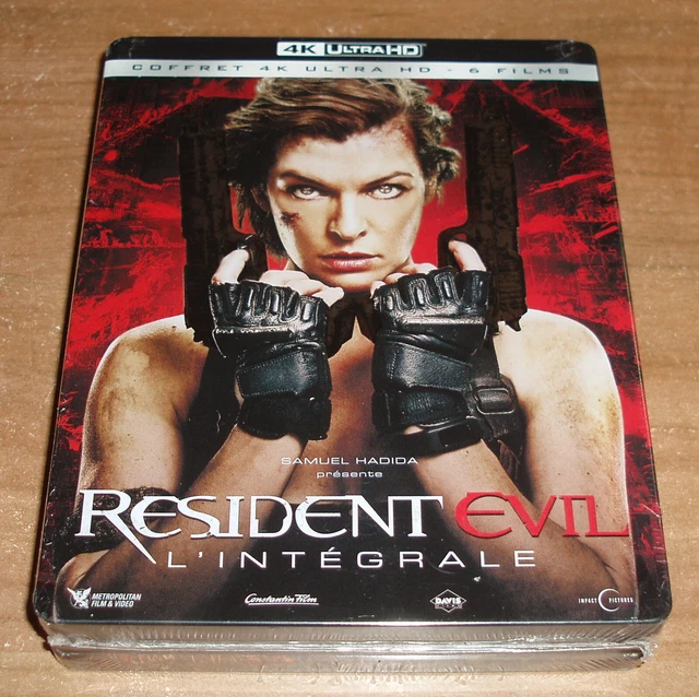 RESIDENT EVIL COMPLETE Collection 4K UHD Metal Case French English 6 ...