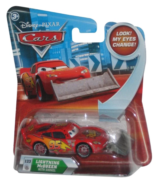DISNEY PIXAR MOVIE Cars Lenticular Eyes Lightning McQueen Shovel Die Cast Mattel £22.93 ...